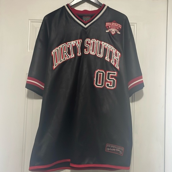FUBU | Shirts | Vintage Fubu Dirty South Limited Edition Series Rap Hip Hop Black Jersey Xl ...